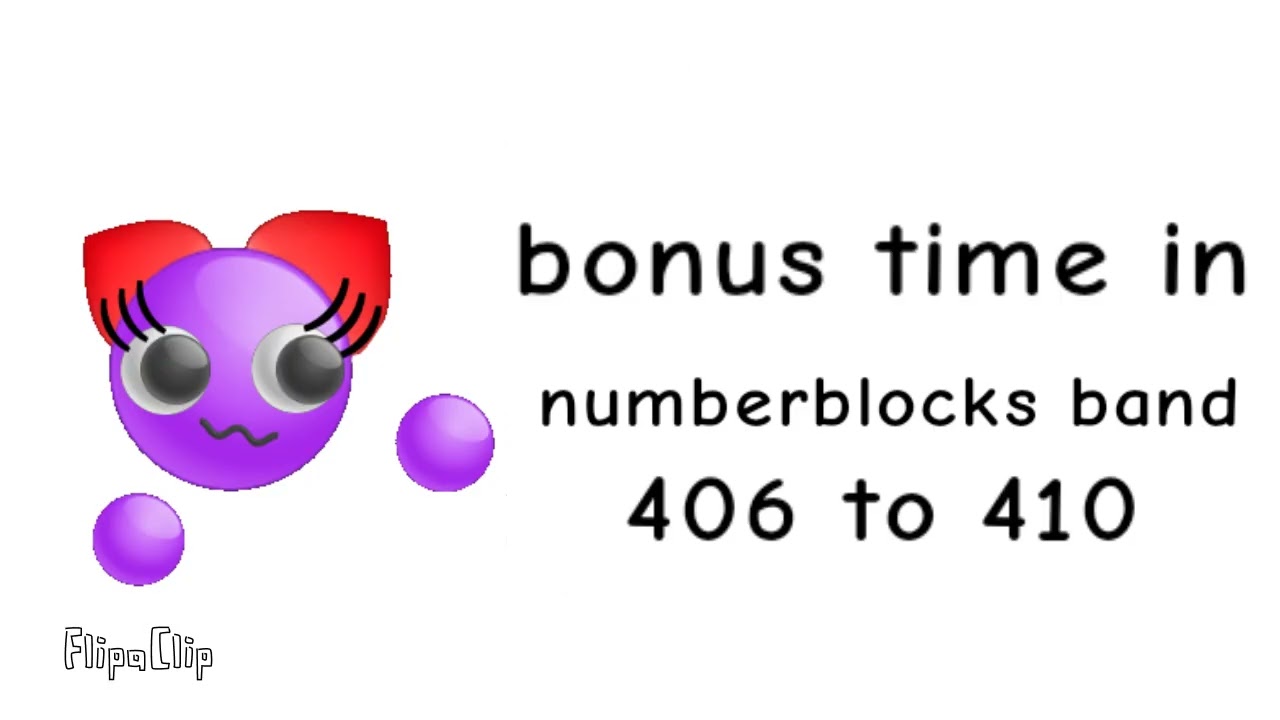 questions band in bonus in numberblocks band 406 to 410 - YouTube