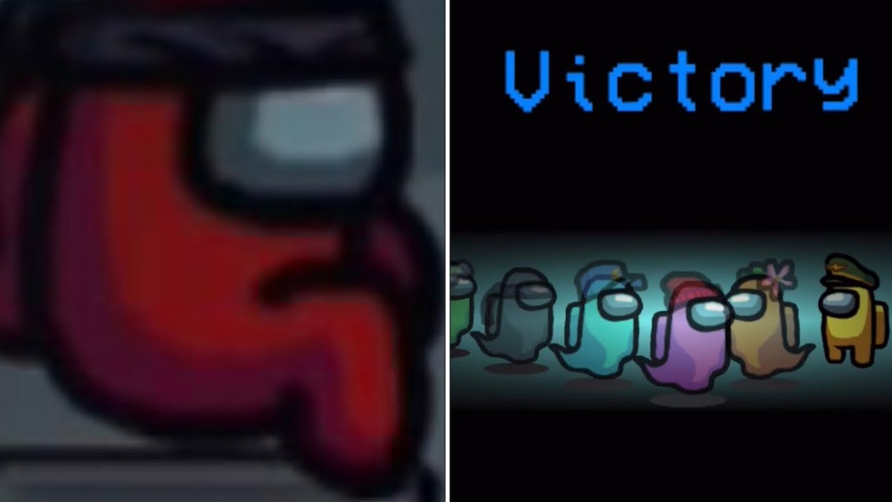 I saw red vent / among us crewmate win!? - YouTube