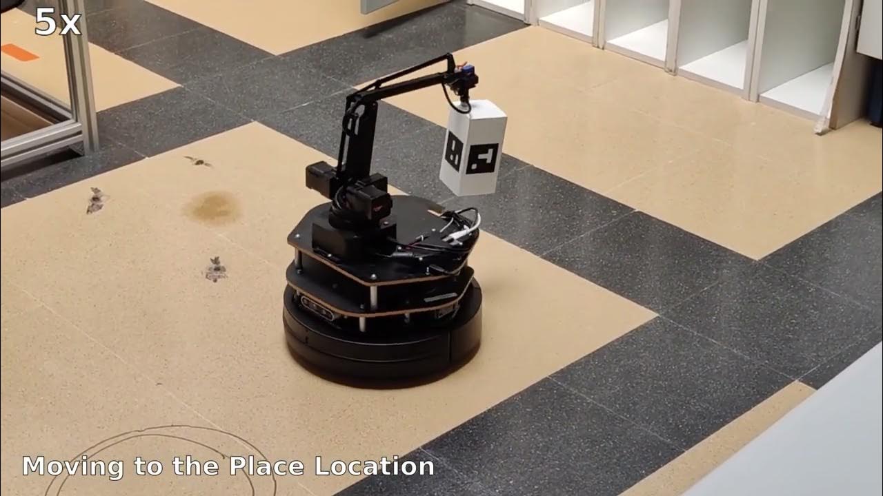 Mobile Manipulation Using a TurtleBot And a 4DOF Arm - Turtlebot - YouTube