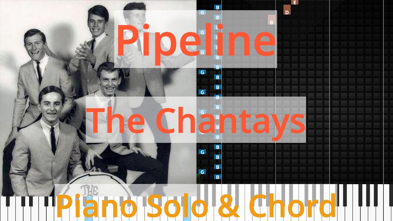 🎹Pipeline, Solo & Chord, The Chantays, Synthesia Piano - YouTube