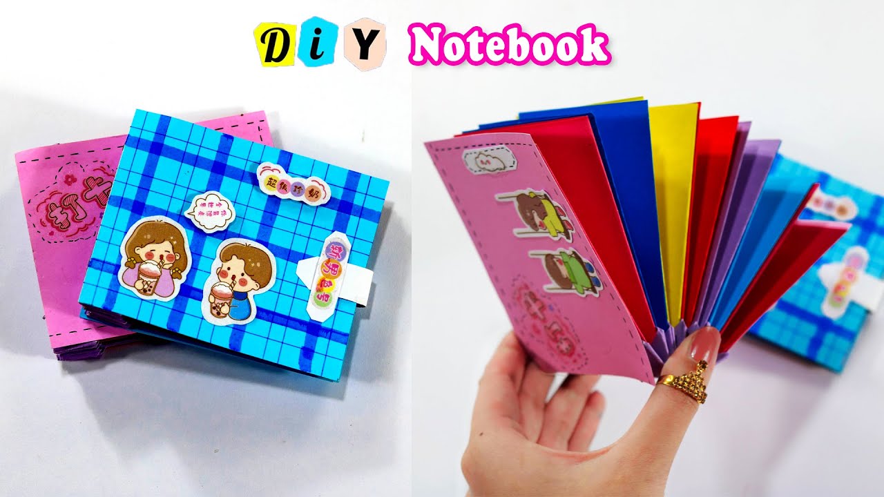 DIY Mini Notebook Ideas | Cute Paper Notepad | Paper Crafts Idea - YouTube