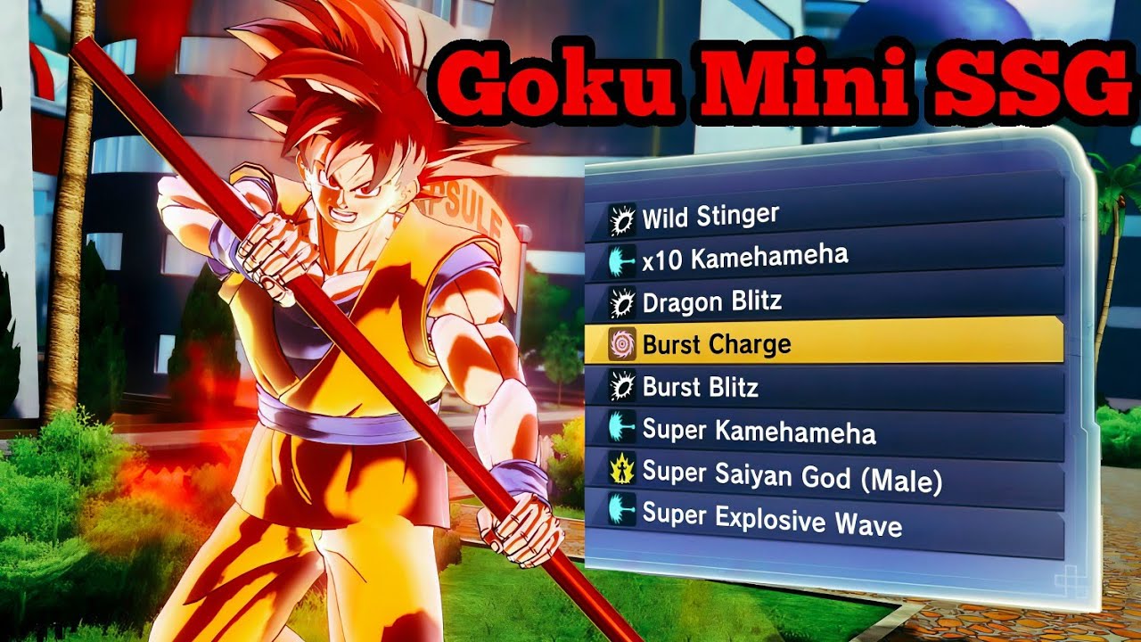 Goku Mini Super Saiyan God Requested by INFINITYMOTION1 - YouTube