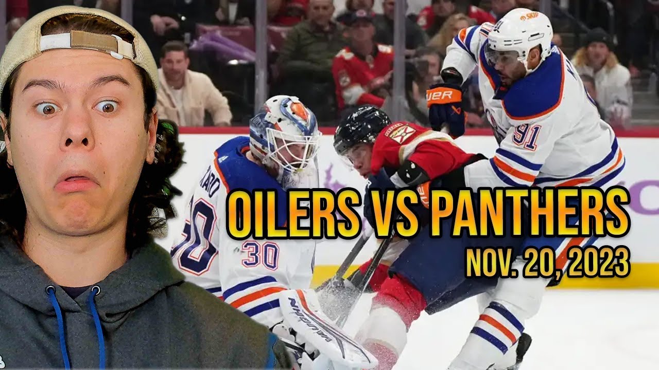 REACTION TO NHL OILERS VS PANTHERS (11/20) | MCDAVID IS BACK?!? - YouTube