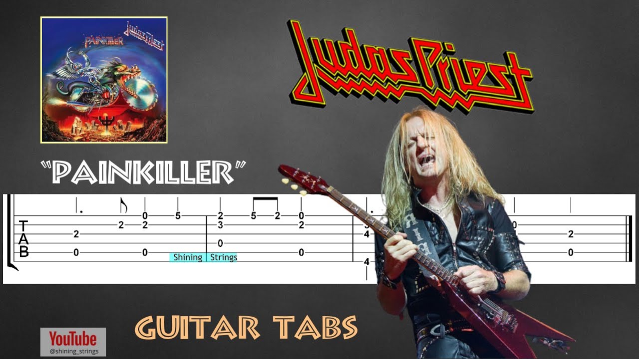 JUDAS PRIEST - Painkiller - Guitar Tab | Lesson | Cover | Tutorial | 80 ...