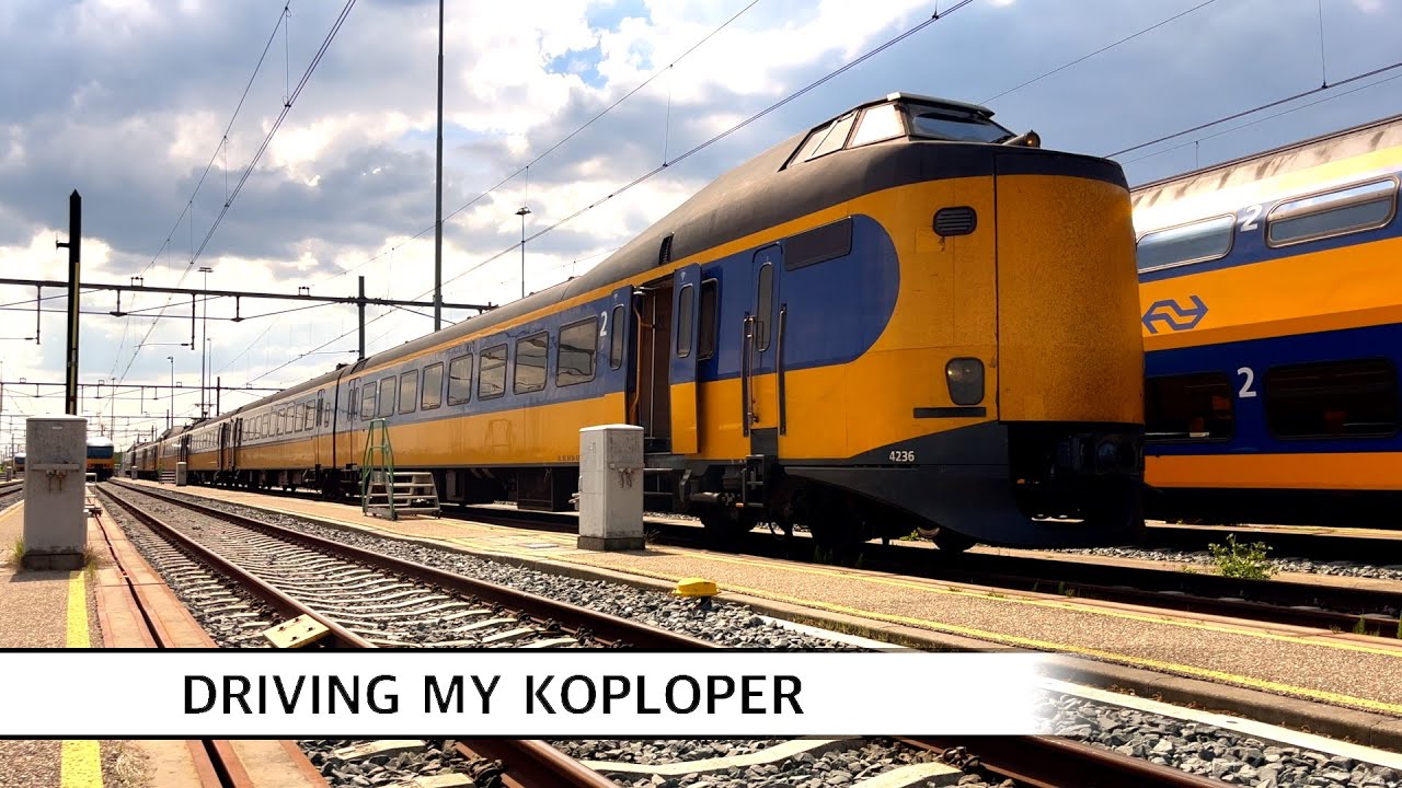 🇳🇱 The great view from this unique train: KOPLOPER! Schiphol ...