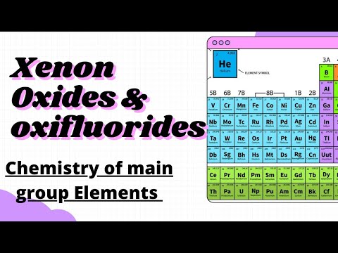 Xenon oxides & Xenon oxifluorides #Compounds of Xenon # Main Group ...