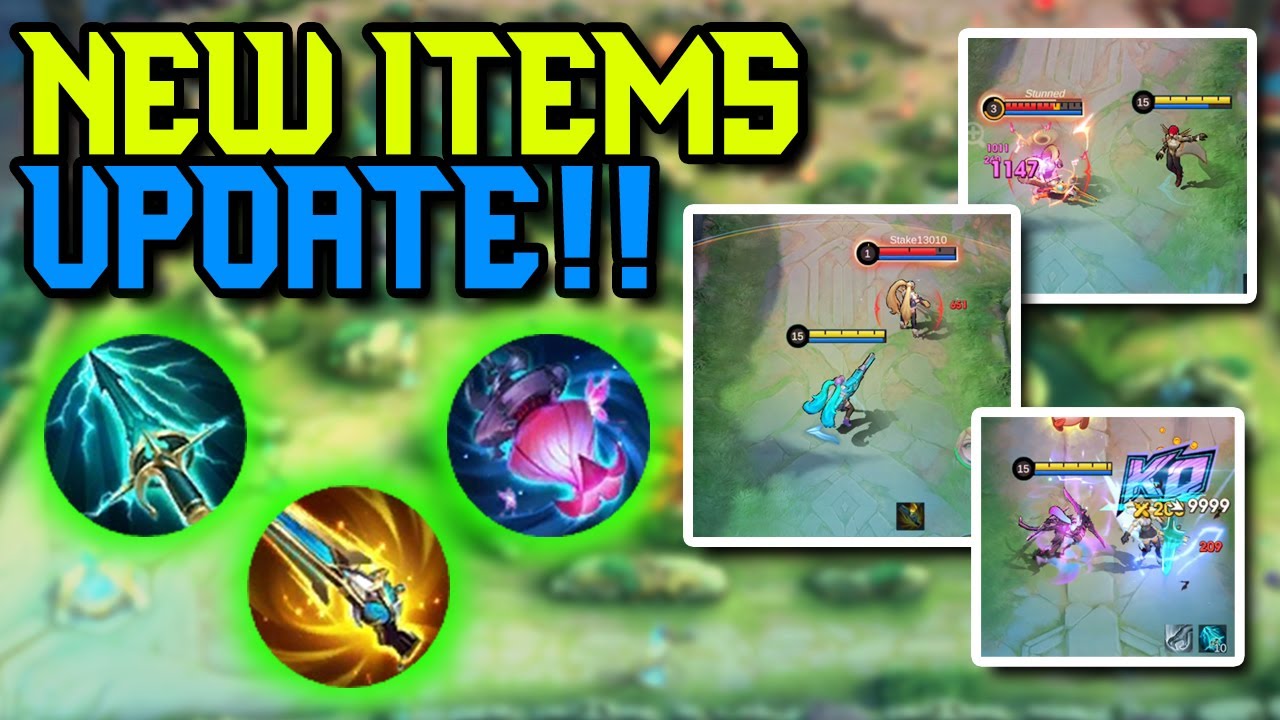 NEW ITEMS ON THE MOBILE LEGENDS ORIGINAL SERVER!! || MOBILE LEGENDS ...