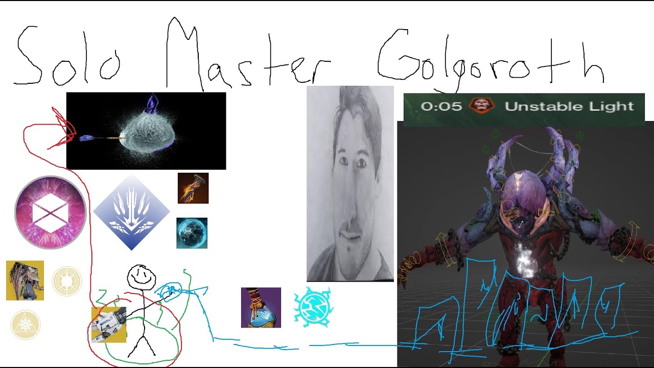 solo master golgoroth prismatic titan | episode: revenant - YouTube