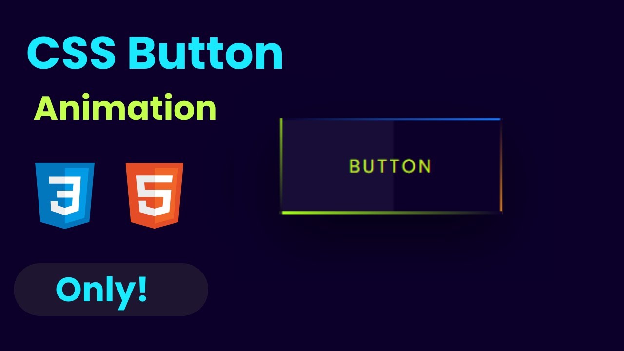 Modern Css Button With Glowing Hover Effect Neon Button Html Youtube