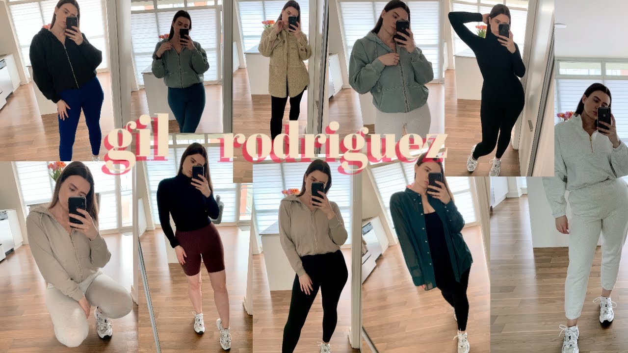 GIL RODRIGUEZ: TRY ON REVIEW OF 10 LEGGINGS, SHORTS, TOPS, SWEATSUITS ...