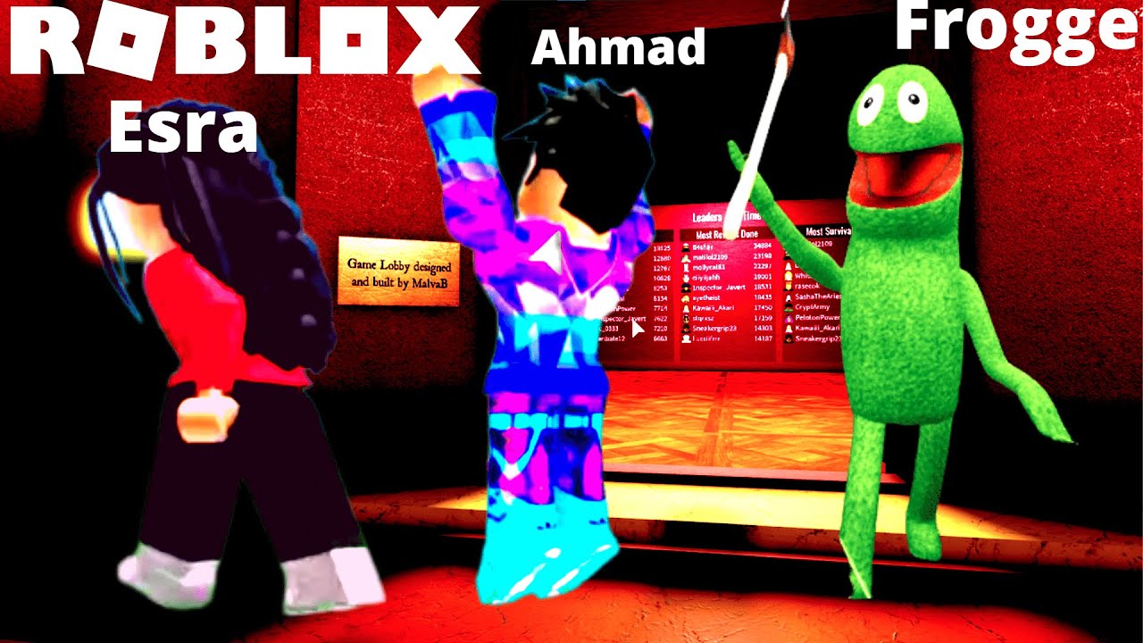 Roblox Frogge | Ahmad Was The Frog 2 Times!! | With Ahmad and Esra 🐸🐸 ...