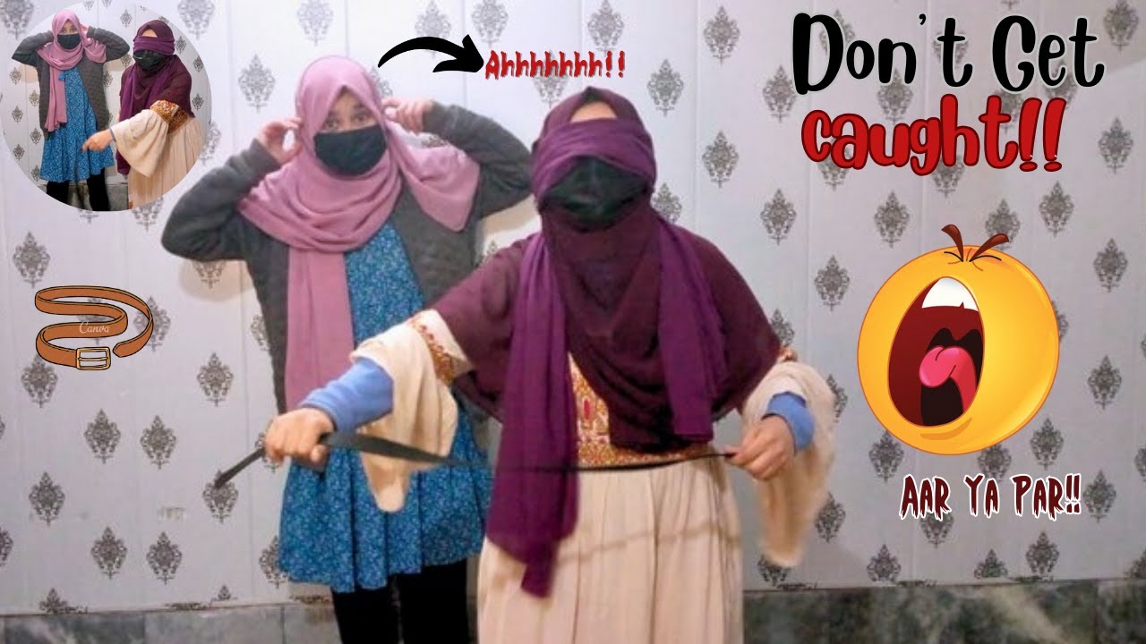 Don't get Caught Challenge😱 | *Hide And Seak* | Blindfolded with sister| Momina Umer - YouTube