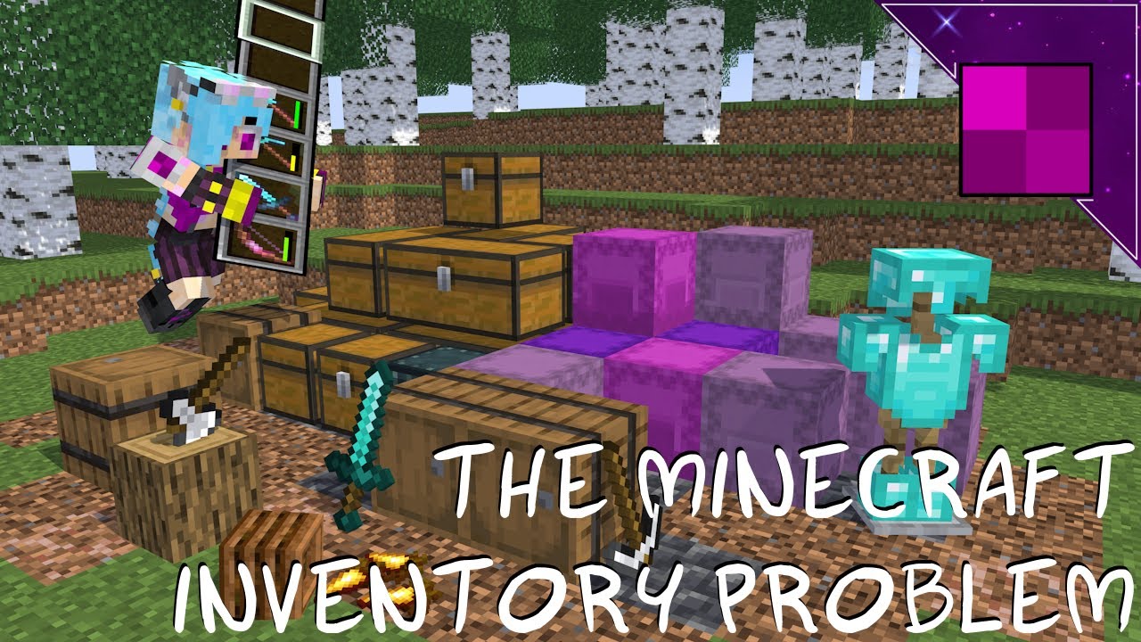 The Minecraft Inventory Problem- How to fix it - YouTube