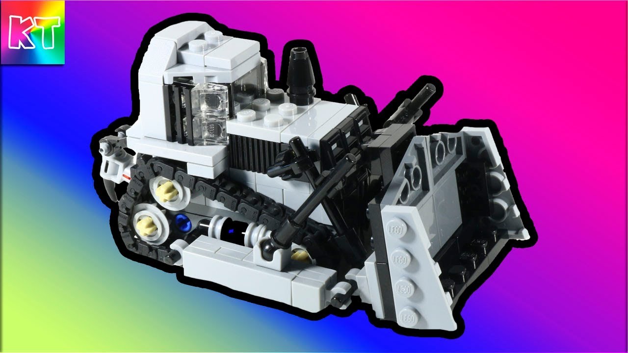 Lego Caterpiller D9 Bulldozer Speed Build Review - YouTube