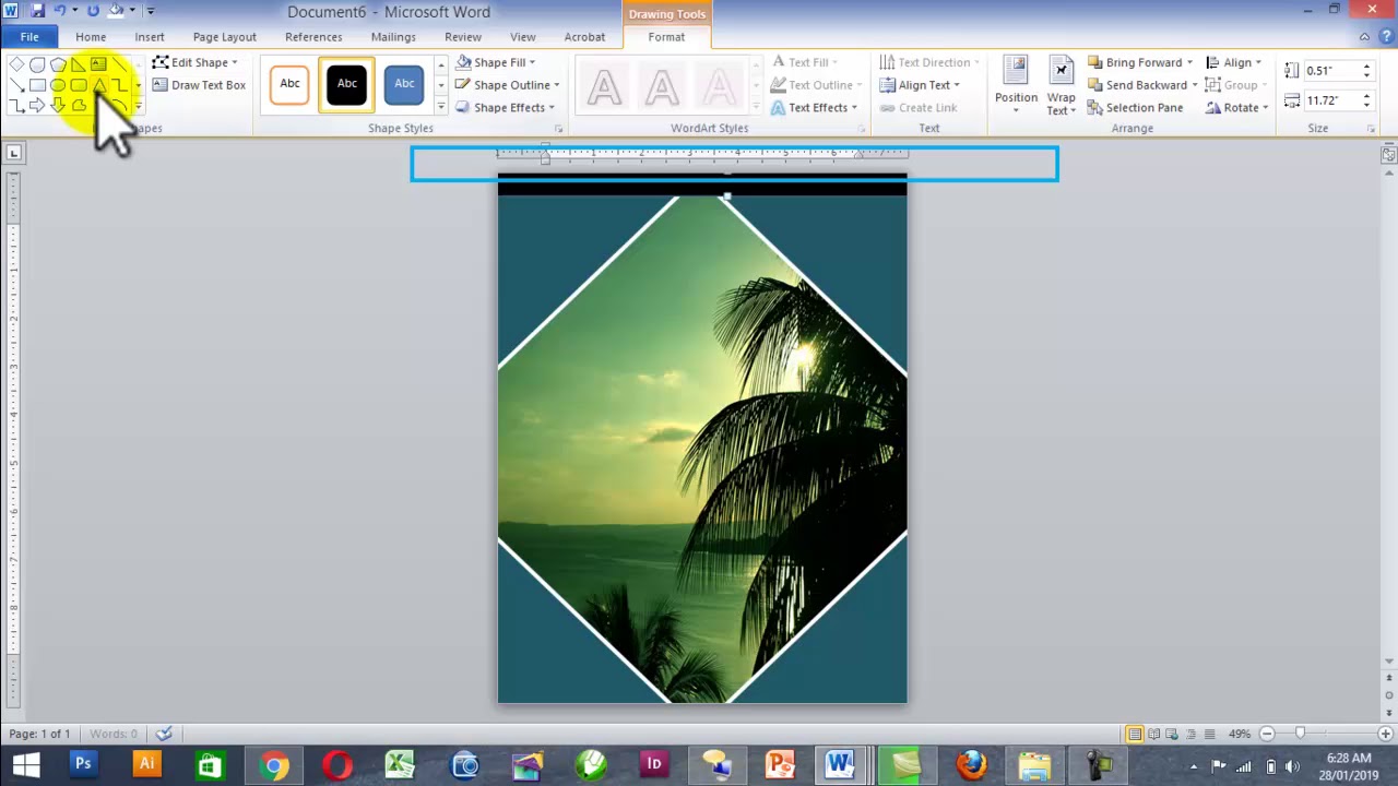 How to design beautiful book cover page designing in MS word. - YouTube