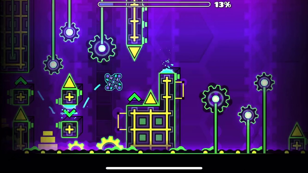 |GEOMTERY DASH| Just Processing (1 Coin) Medium Weekly Demon by JustBasic - YouTube