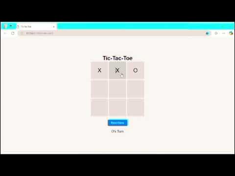 tik tak toe game in html , css and javascript - YouTube