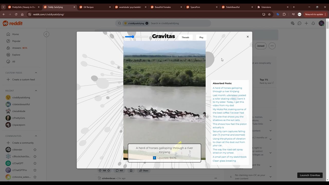 Gravitas Threads a Google Chrome Reddit Explorer: Autoplay - YouTube