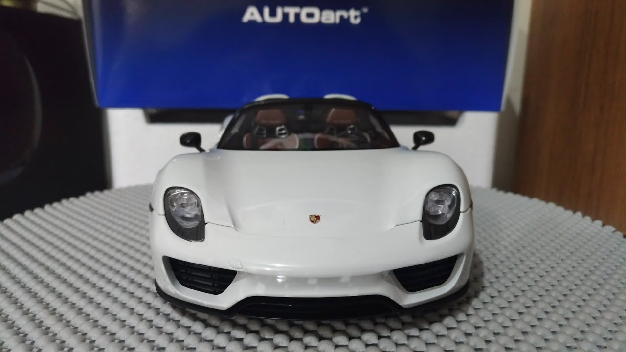Unboxing - Porsche 918 Spyder 1/18 - Autoart - YouTube