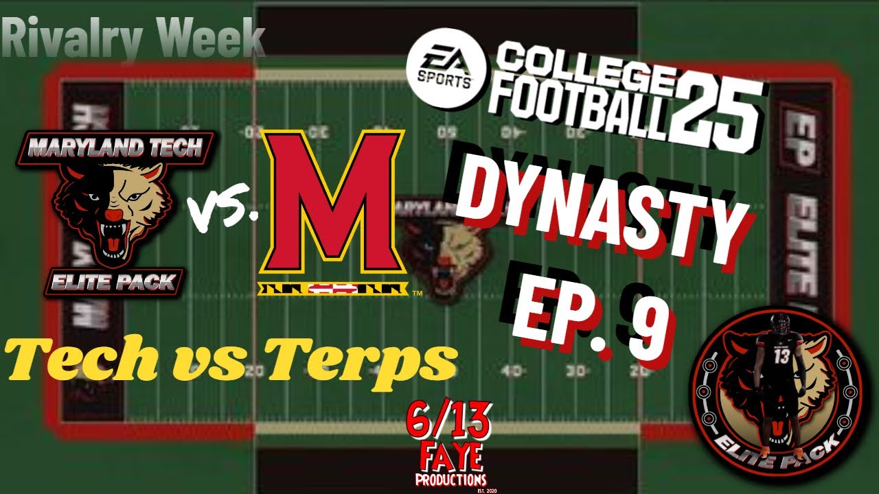 I Created a College Football Program | Ep 9 - Maryland Tech EA College Football 25 Teambuilder ...