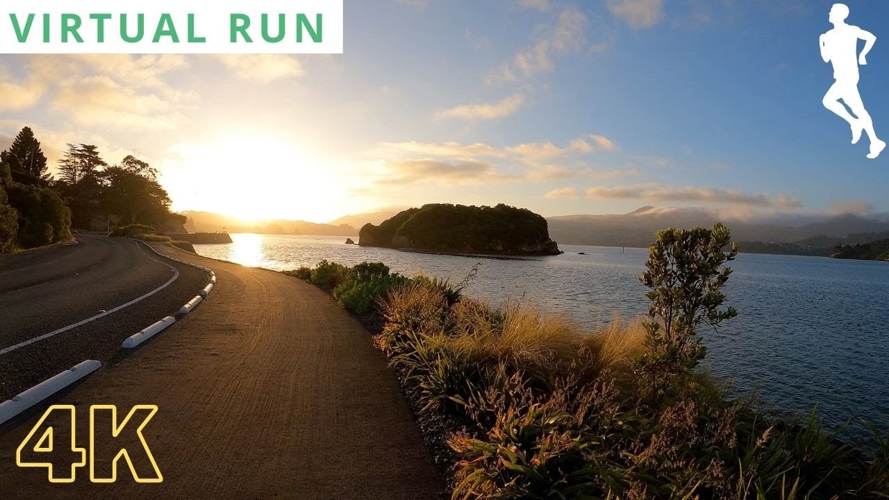 Virtual Run Sunset | Virtual Running Videos | 50 Minutes 4K 60 - YouTube