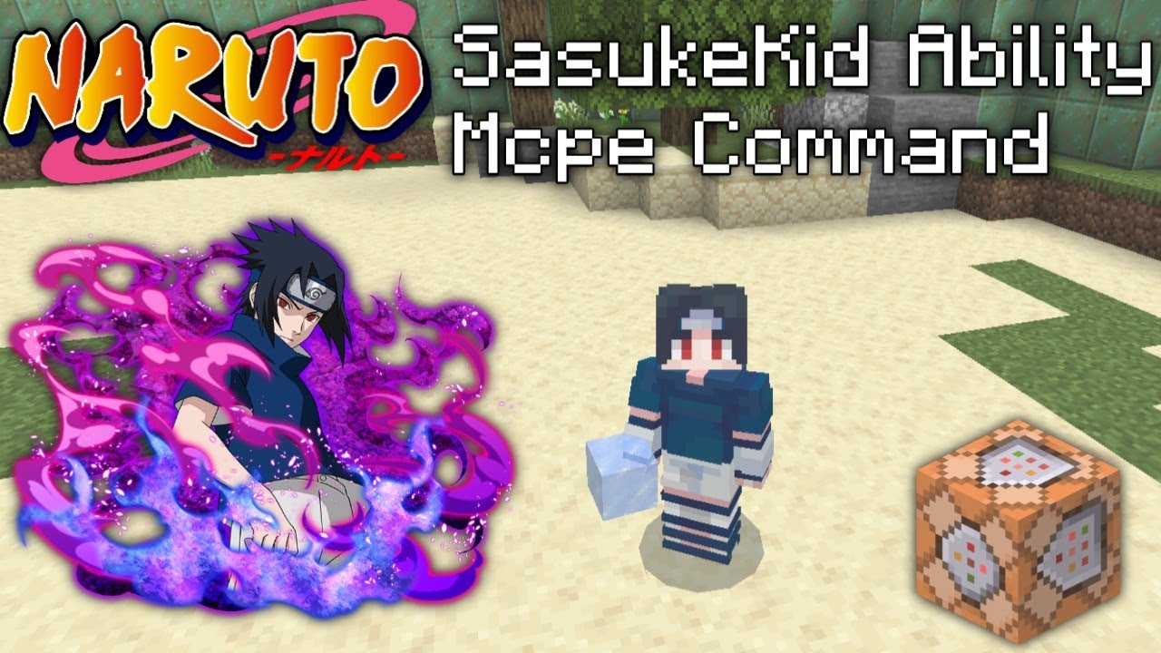 SasukeKid Ability Mcpe Command Block Showcase - YouTube