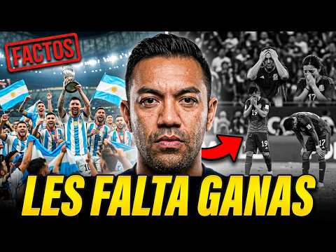 Marco Fabián DESBURRÓ a mexicanos que NO TIENEN la MENTALIDAD de Argentina