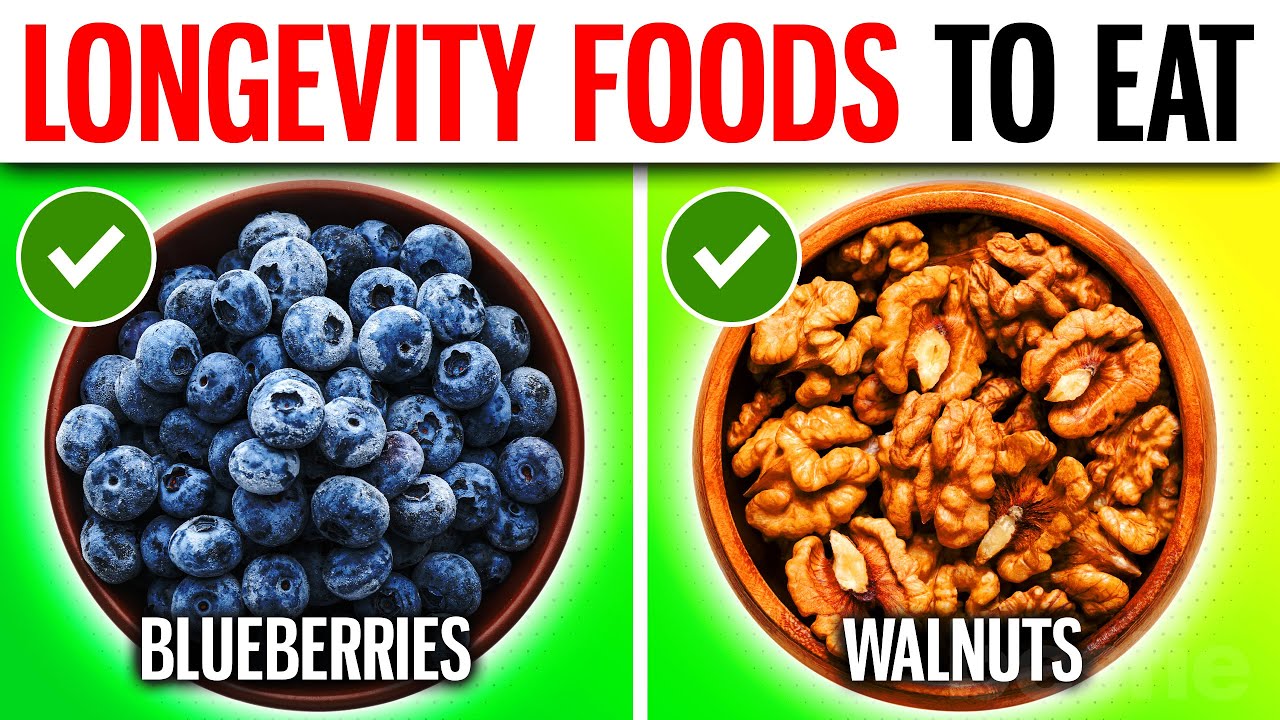 12 Longevity SUPER Foods Doctors Eat EVERY DAY To Stay Healthy - YouTube