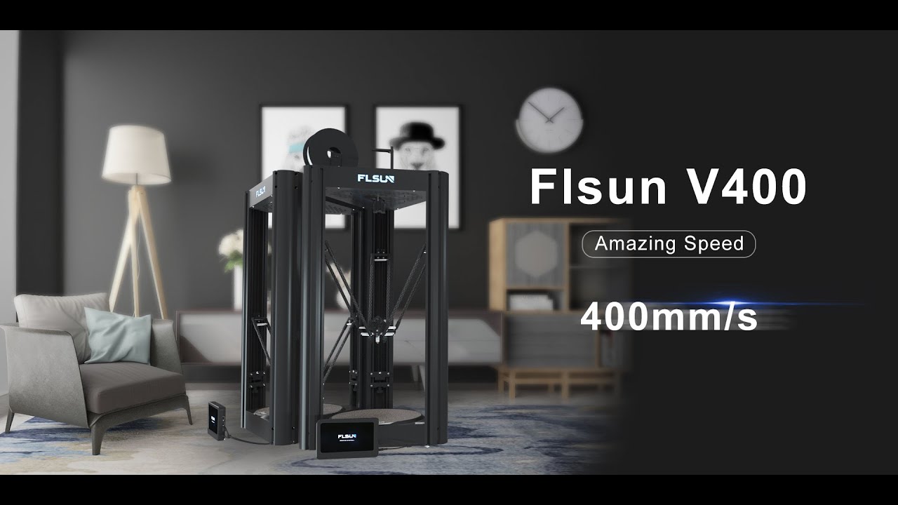 FLSun V400 Delta 3D Printer - Unboxing and Assembly - YouTube
