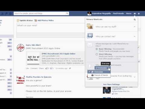 how to enable / Disable add as a friend on facebook - YouTube