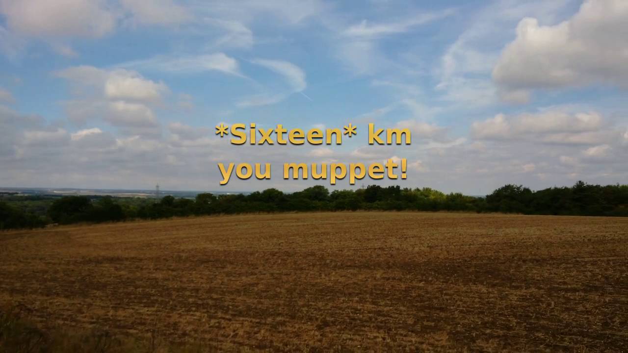 Roman road and Fleam Dyke Aug 2016 - YouTube