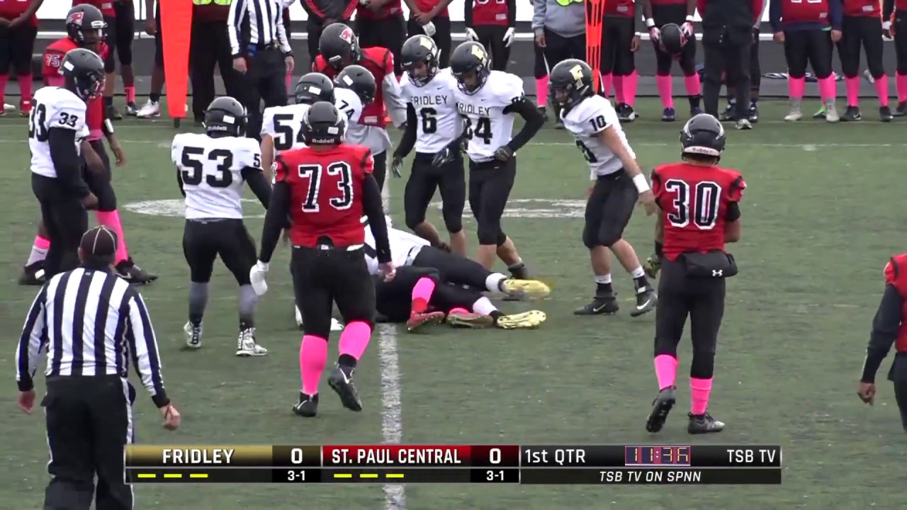High School Football: Fridley vs. St. Paul Central - YouTube