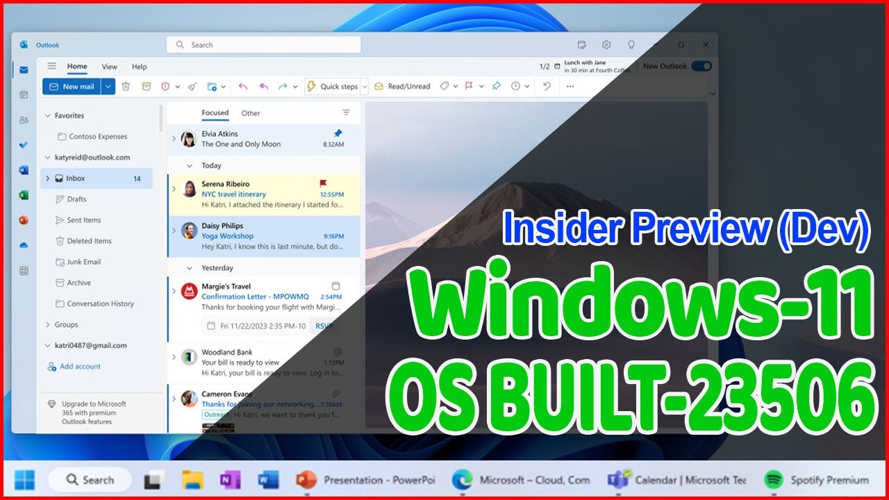 New Windows 11 Built 23506: New Share In File Explorer, Changes ...