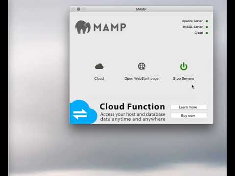 MAMP Cloud Function Database Issue - YouTube