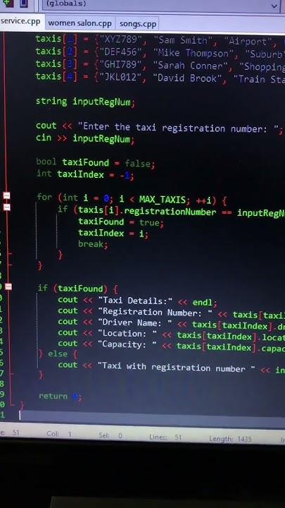 Taxi Index C Coding Cpp Code Codemasters Codinglife Codingninja Coderstokyo Youtube