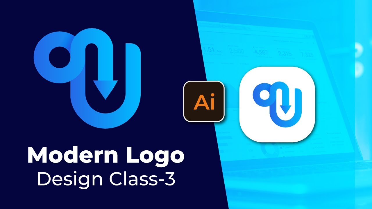 Modern logo design class part-3 - YouTube