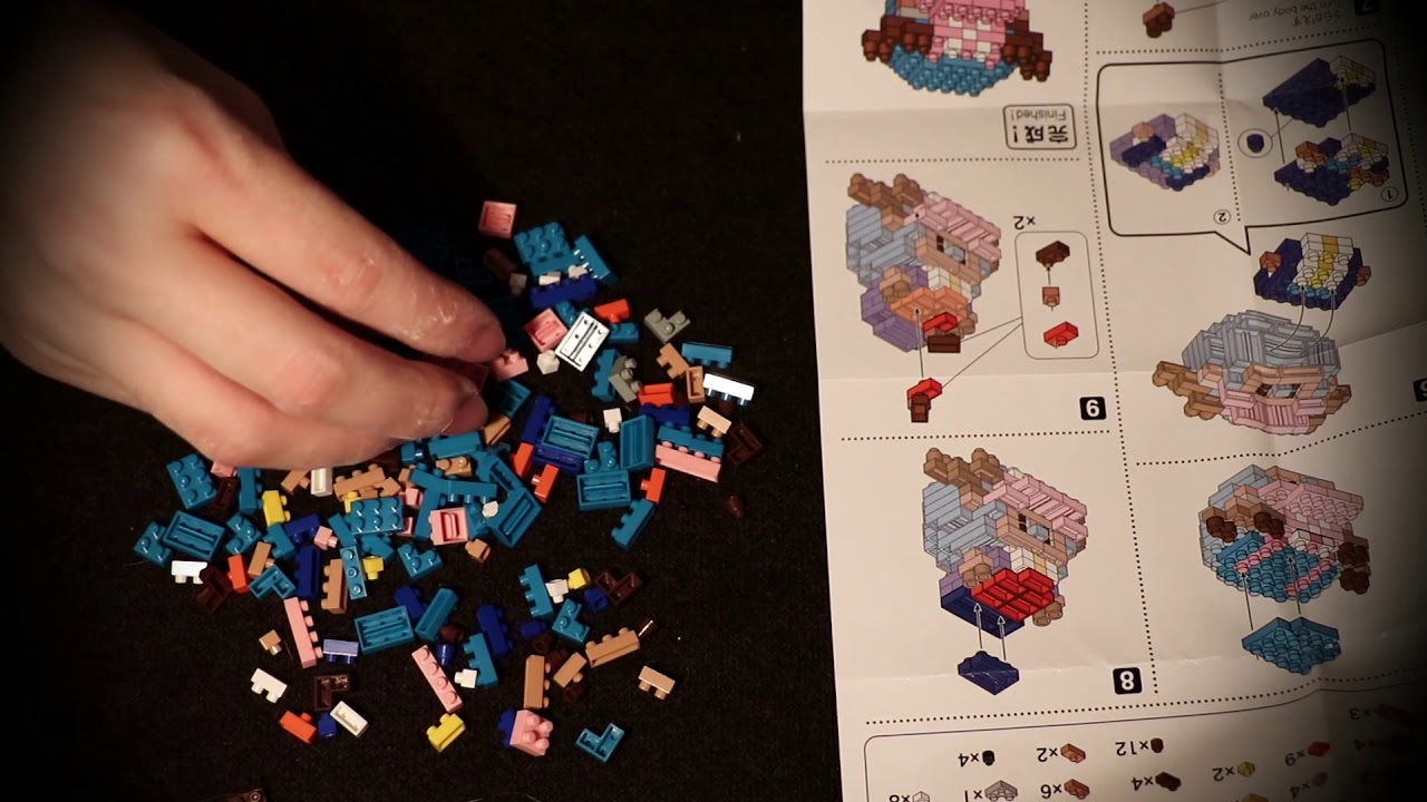 ASMR Nanoblock One Piece Chopper - No talking - YouTube