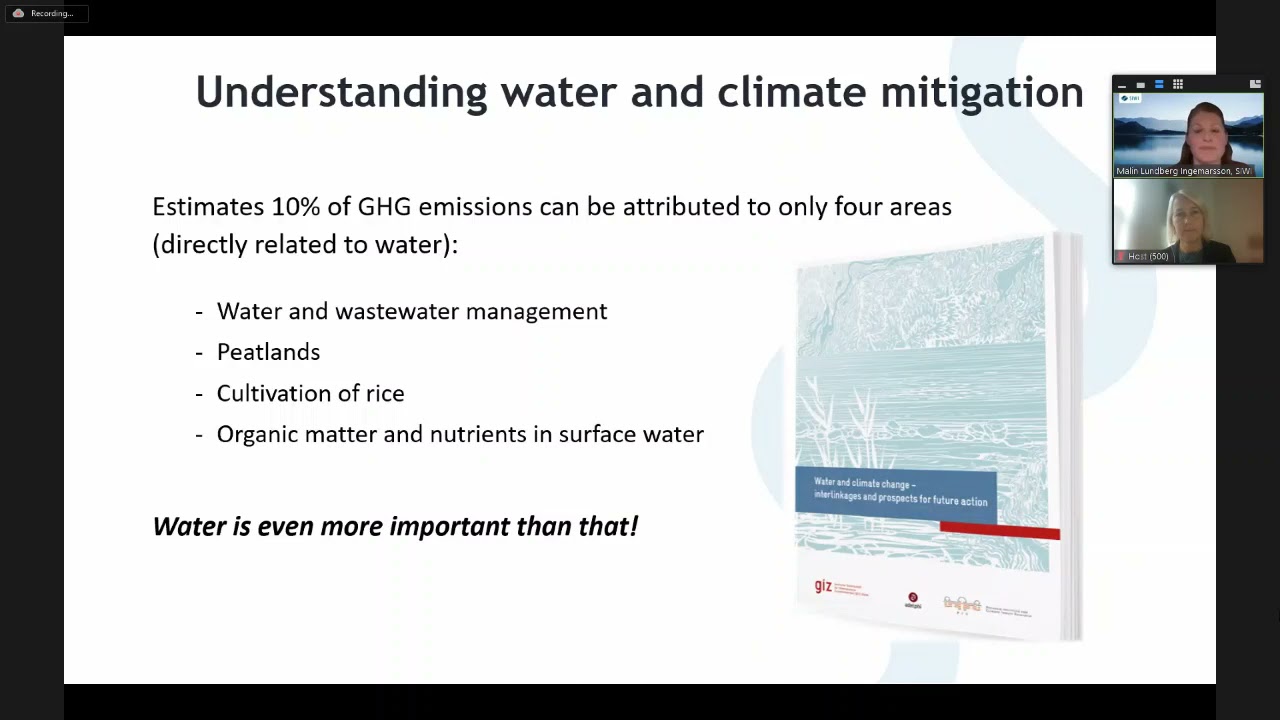 COP26: Water and Mitigation: From Science to Climate Action - YouTube