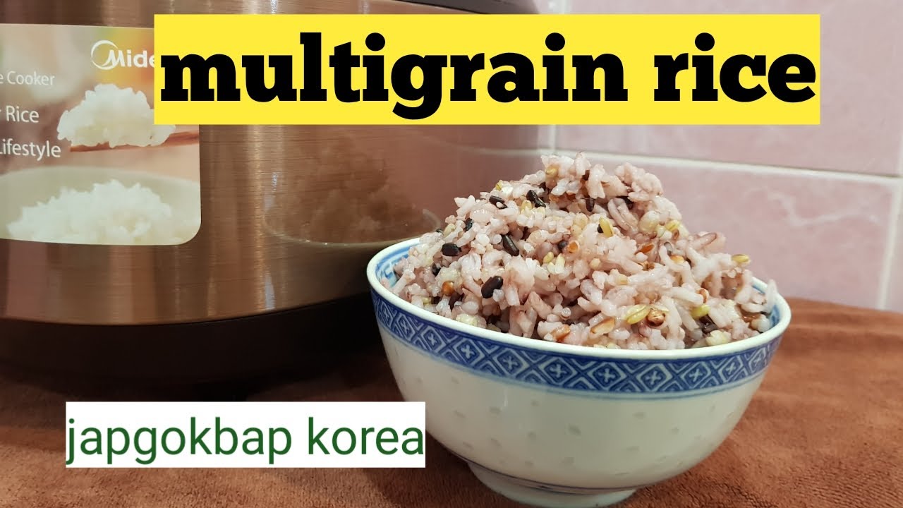cara memasak nasi multigrain korea / multigrain rice - YouTube