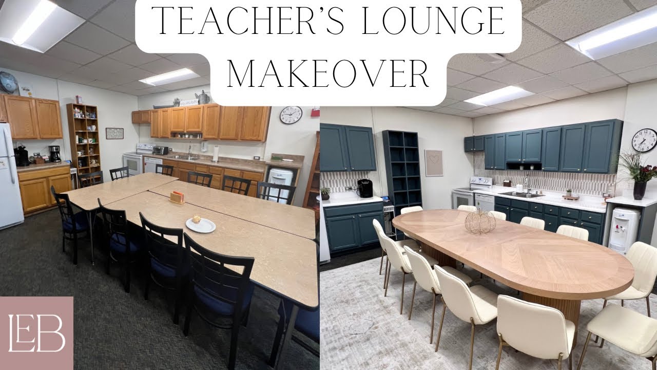 Teacher’s Lounge Makeover in 3 days!! - YouTube