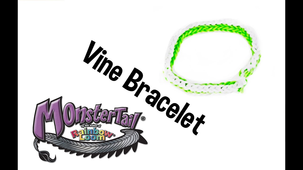Monster Tail™ Vine Bracelet Tutorial by Rainbow Loom - YouTube