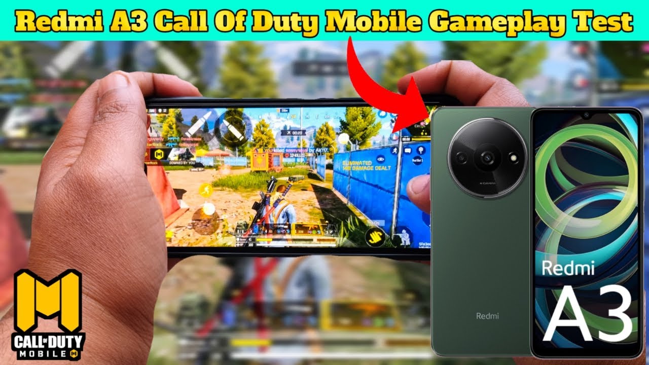 Redmi A3 Call Of Duty Mobile Gameplay Test|Redmi A3 Cod Mobile Test ...