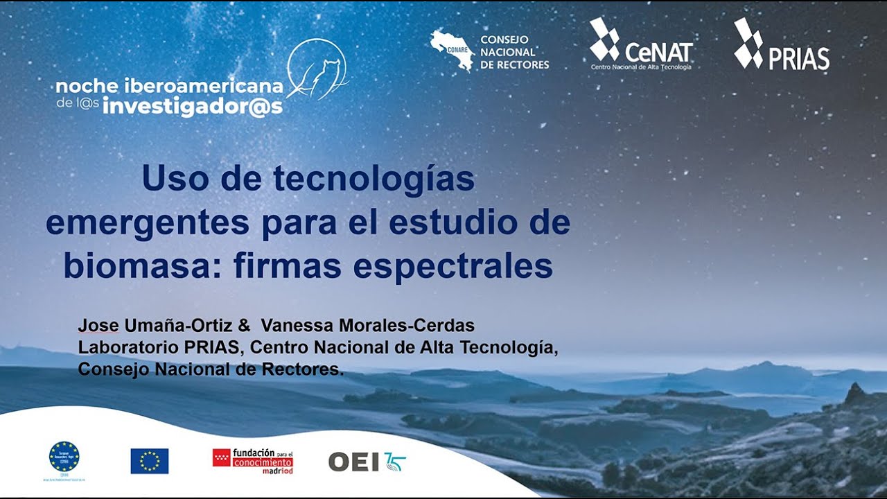 Uso de tecnologías emergentes para el estudio de biomasa: firmas ...