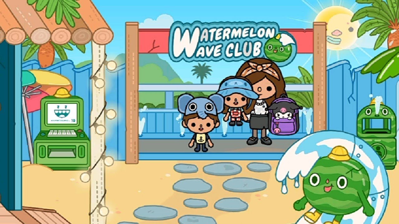 Fun day out at the Toca Swimming Pools | Toca Boca Role Play ...