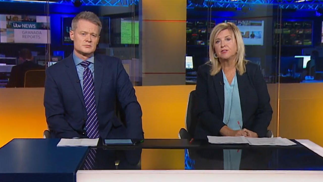 ITV News Granada Reports: The End Of Social Distancing & Newsroom Set ...