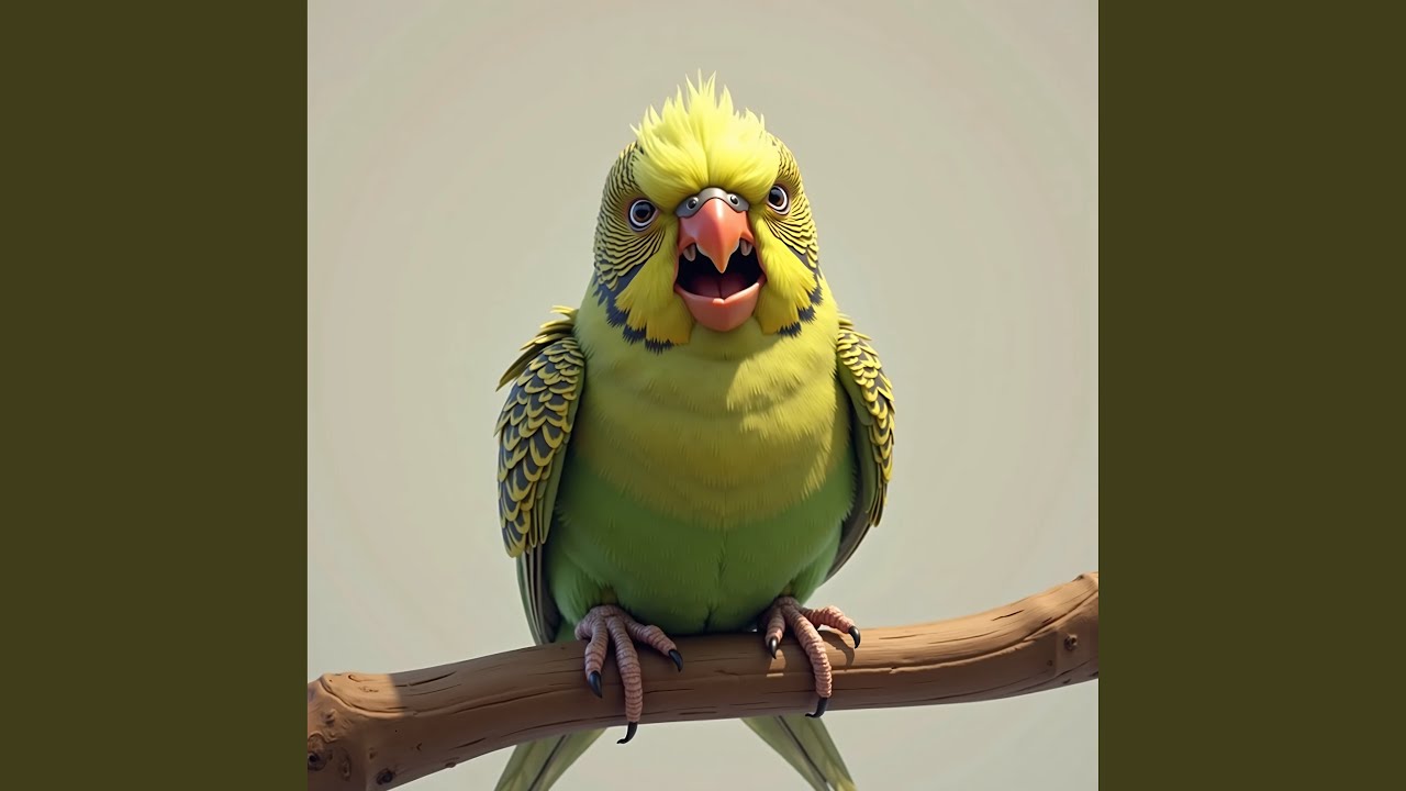 parakeet is angry - YouTube