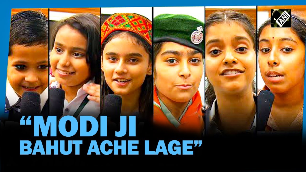 “Mujhe Modi ji bahut achche lage,” School children rejoice after ...
