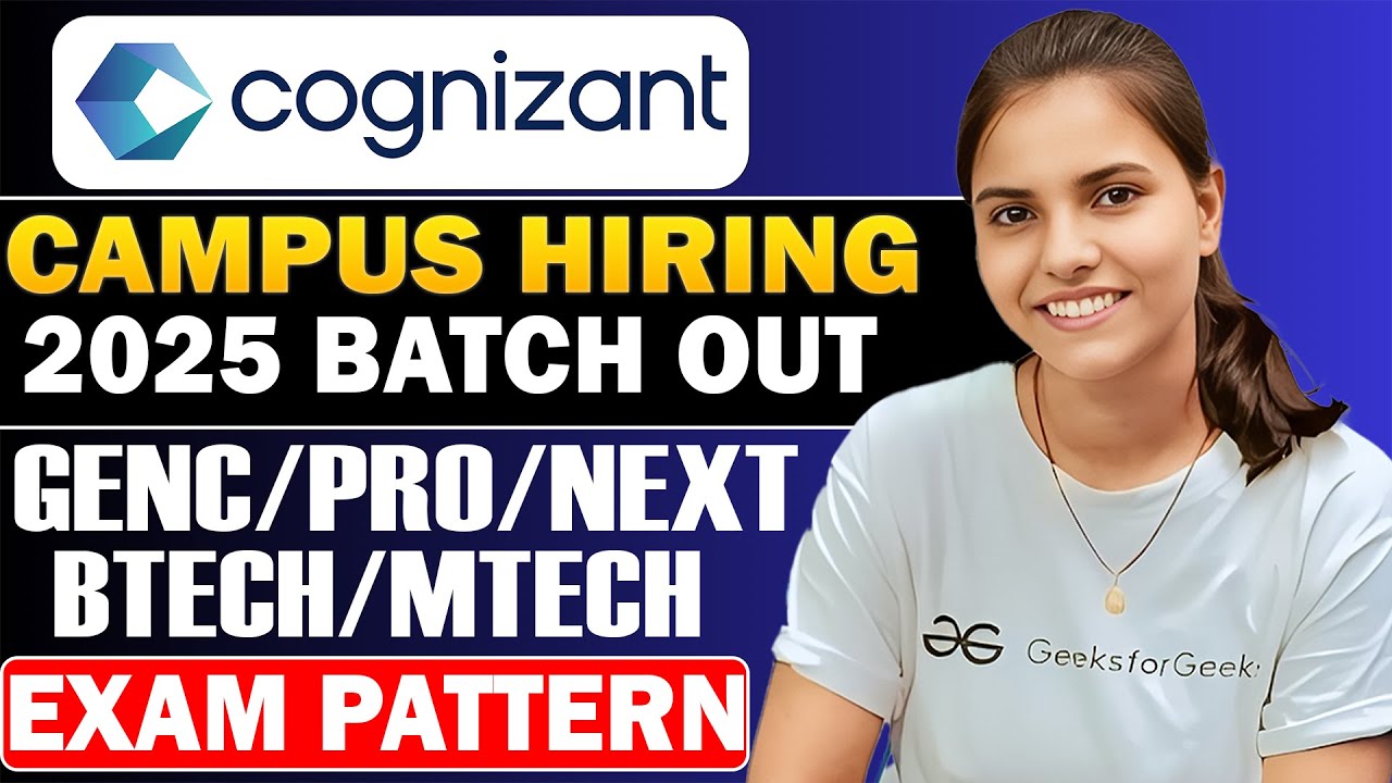 Cognizant Hiring 2025 | Syllabus | Cognizant Exam Pattern Complete ...