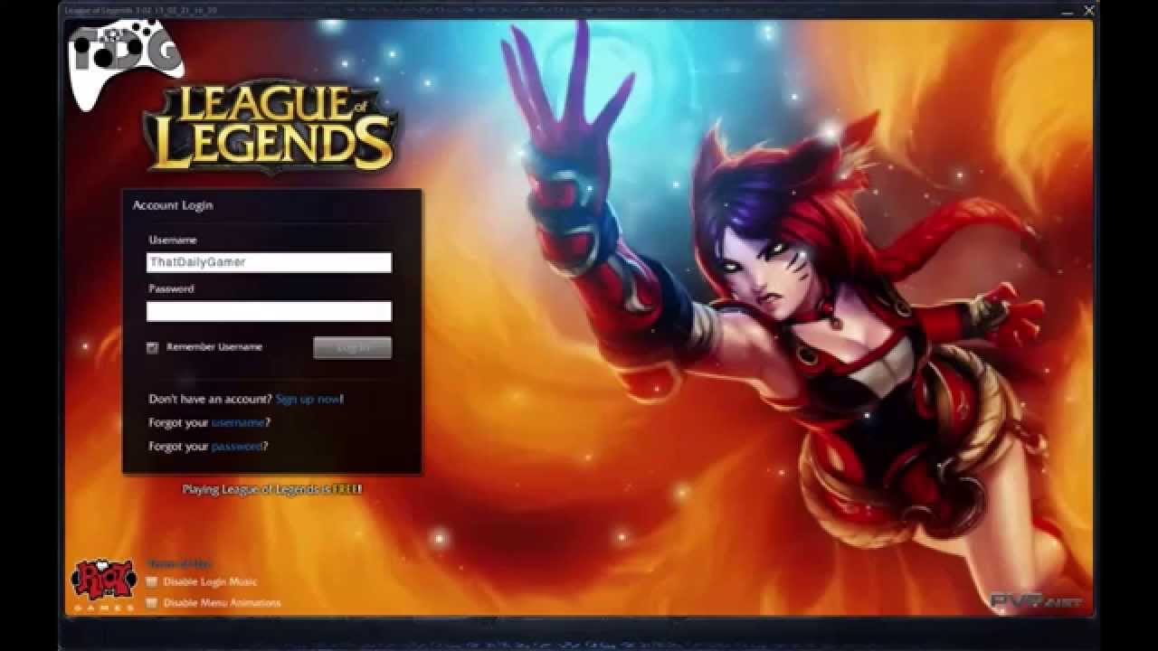 League of Legends Login Ahri - Re-Upload! - YouTube