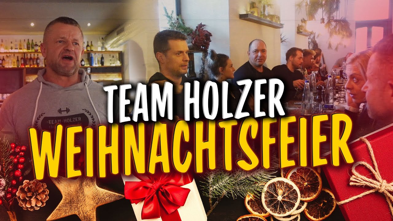 Team Holzer Weihnachtsfeier 2022 - #TeamHolzer - YouTube